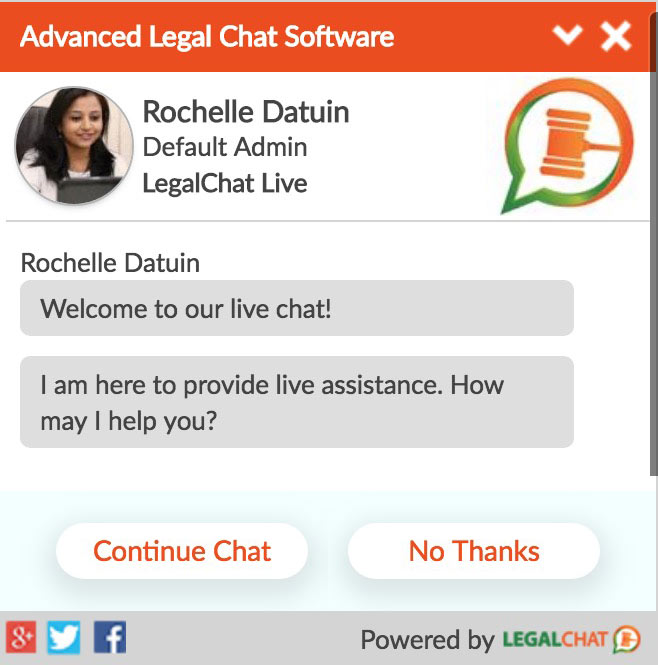 Why live chat from LegalChat.com works so well for law firms